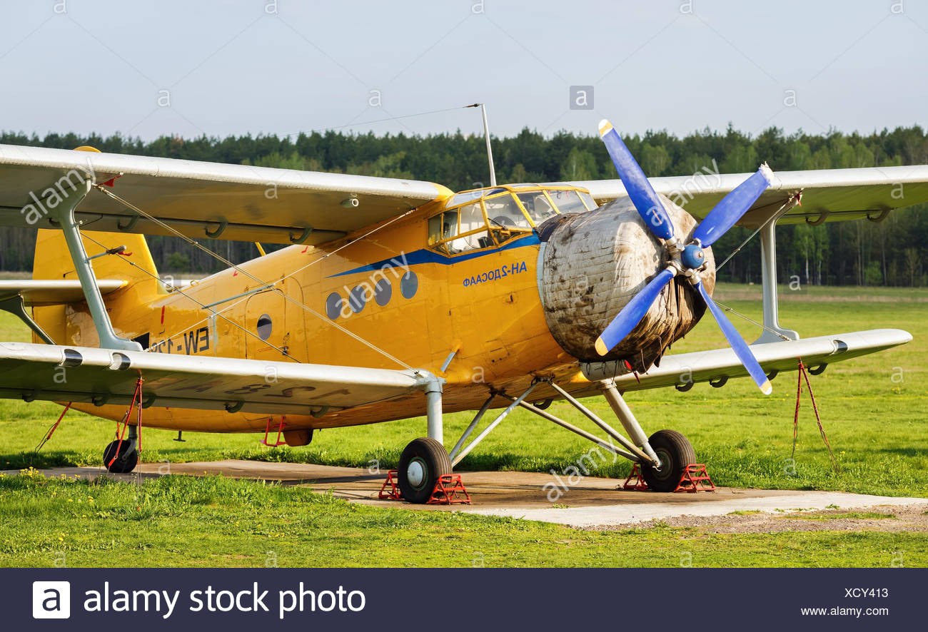 Single Engine Biplane High Resolution Stock Photography and Images - Alamy