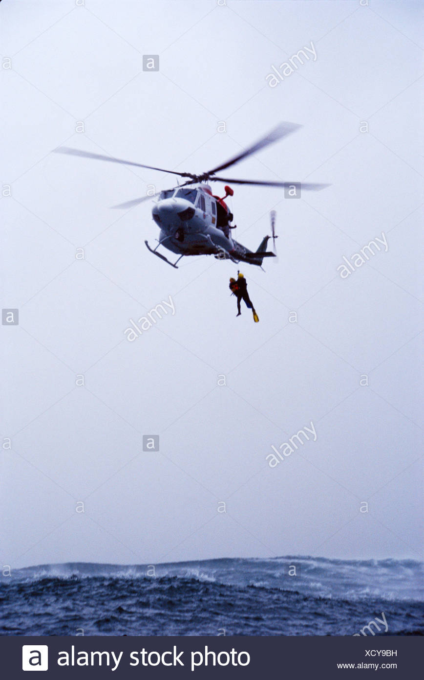 Helicopter Winching High Resolution Stock Photography and Images - Alamy