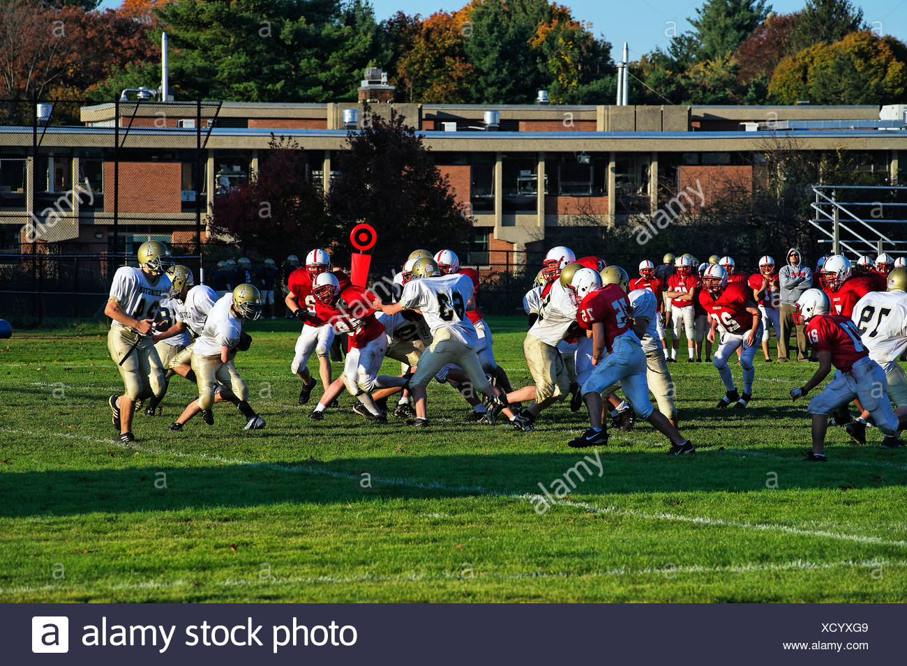 Athletes Playing Football High Resolution Stock Photography and Images ...