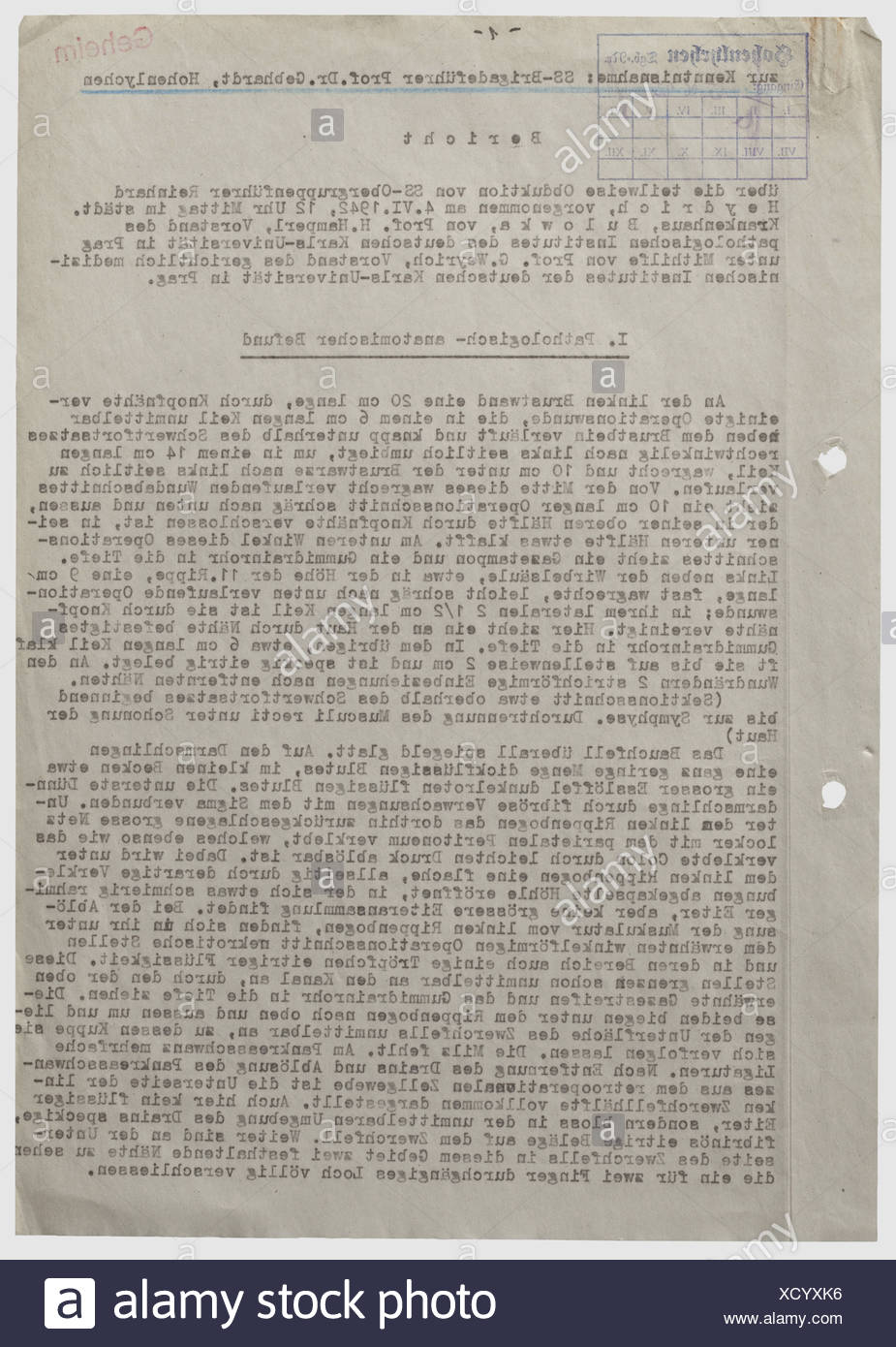 Autopsy Report High Resolution Stock Photography and Images - Alamy