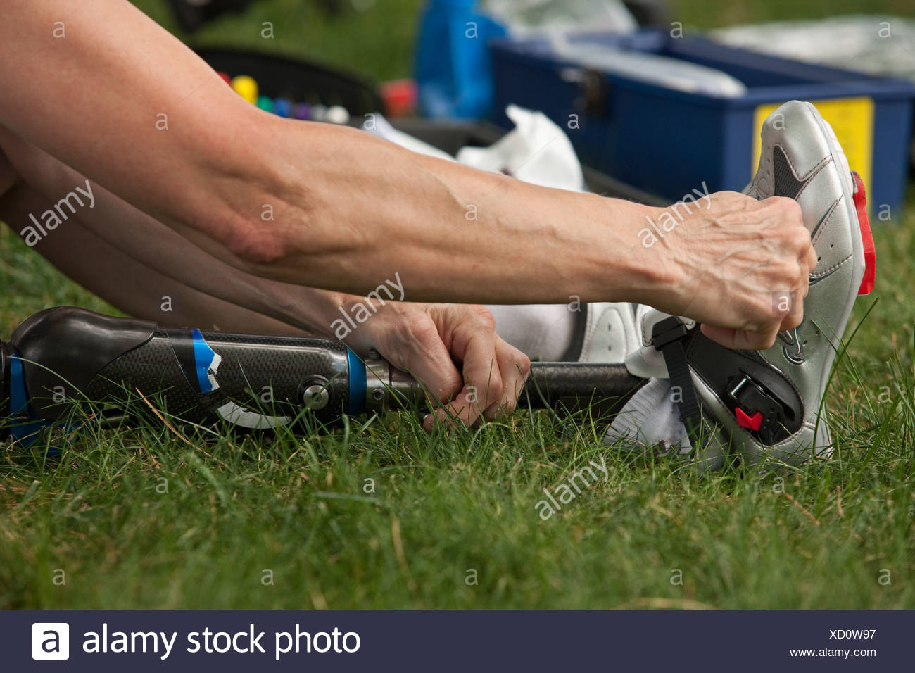 Leg Prosthetic Woman High Resolution Stock Photography and Images - Alamy