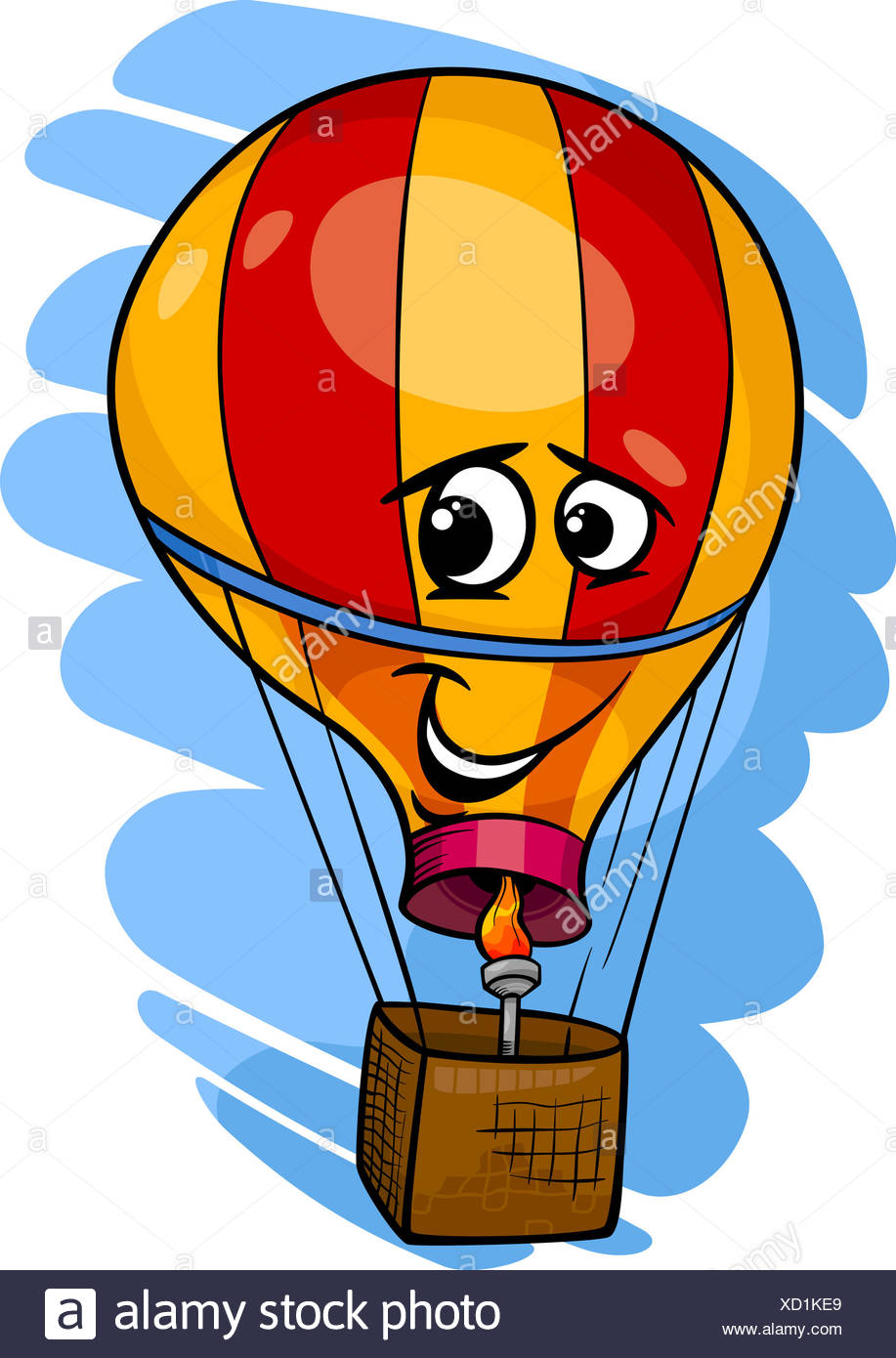 Hot Air Balloon Caricature High Resolution Stock Photography and Images ...