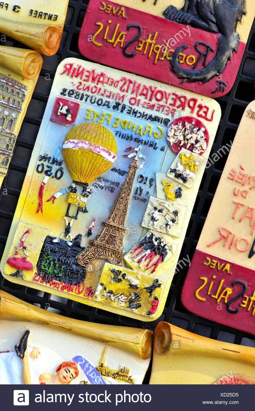 Fridge Magnets And Paris High Resolution Stock Photography and Images ...