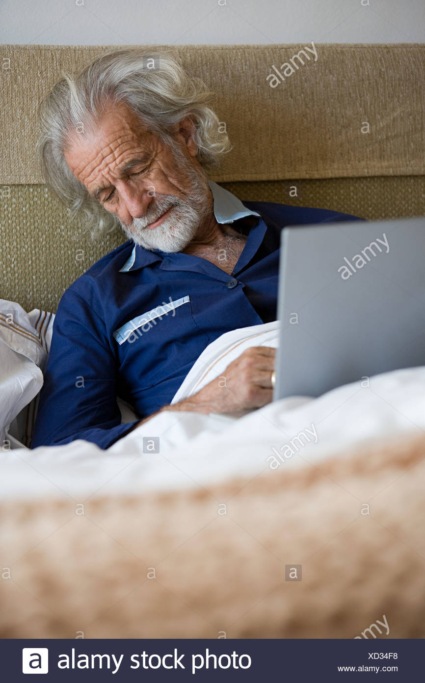 Old Man In Bed High Resolution Stock Photography and Images - Alamy