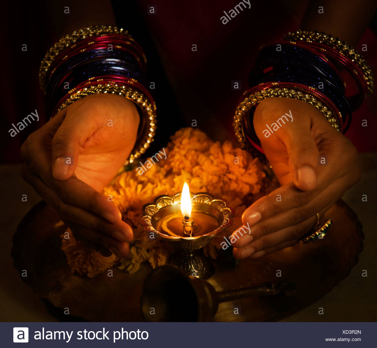 Traditional Indian Lamp High Resolution Stock Photography and Images ...