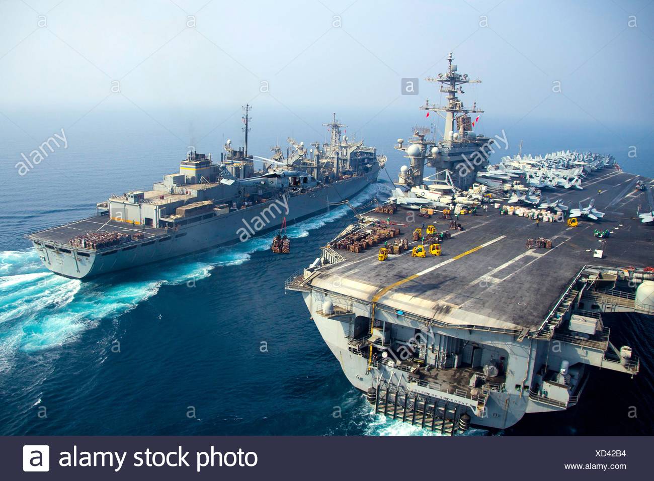 Assigned To Helicopter Sea Combat Squadron Hsc 22 Stock Photos ...