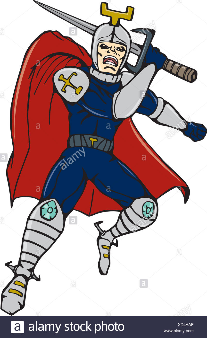 Cartoon Knight High Resolution Stock Photography and Images - Alamy