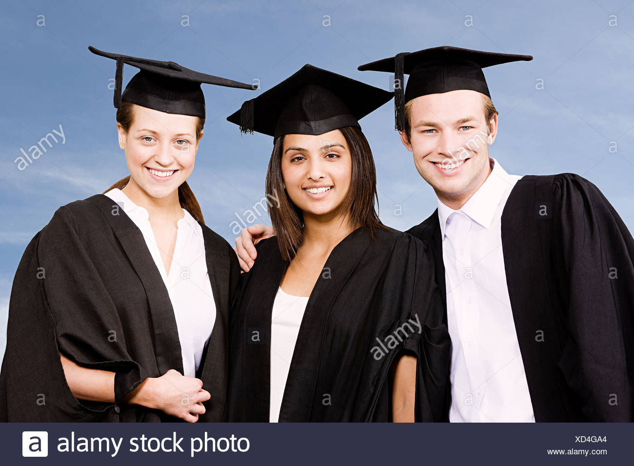 Graduating Students In Cap And Gown High Resolution Stock Photography ...