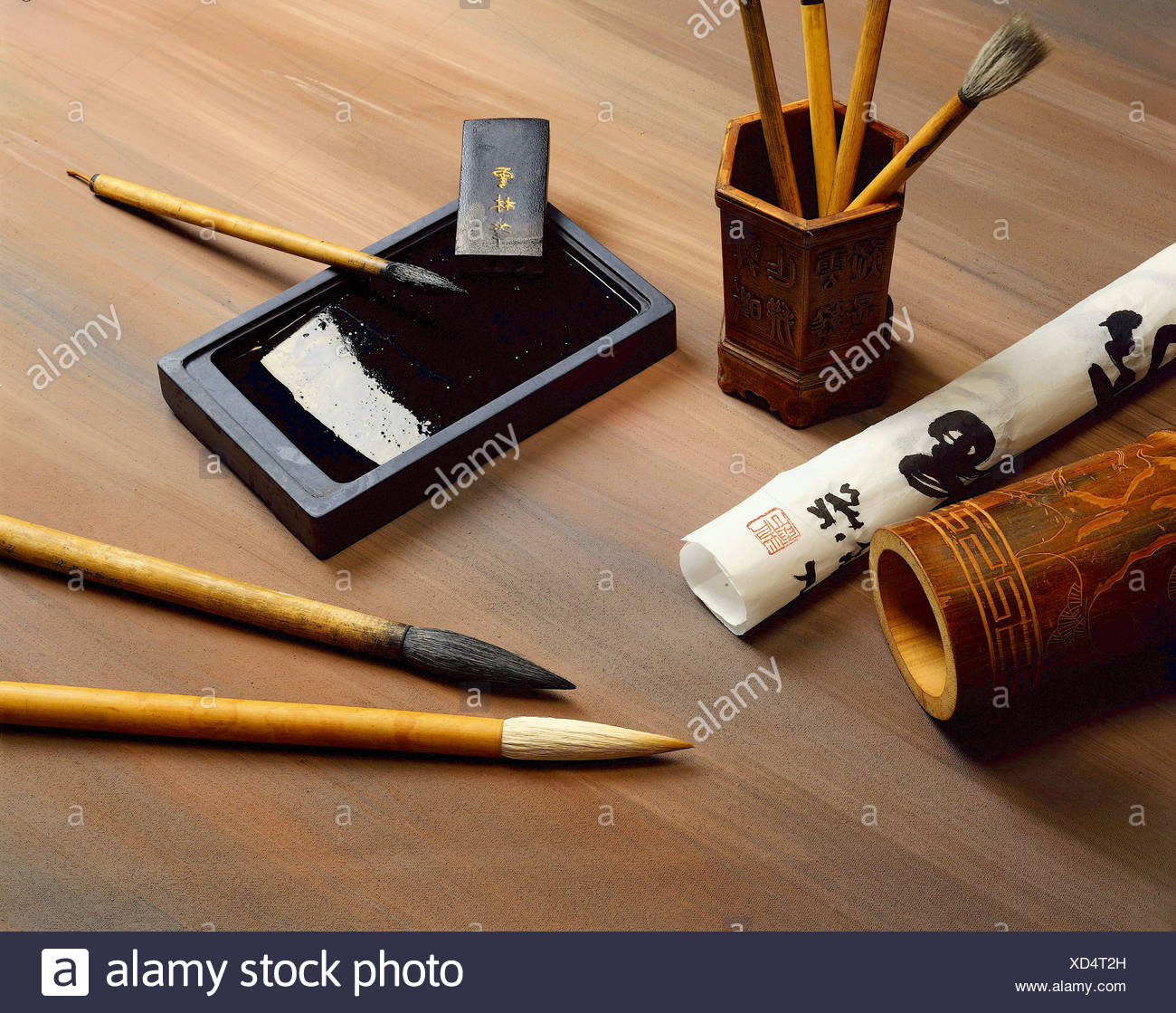 Brush Inkstone Stock Photos & Brush Inkstone Stock Images - Alamy
