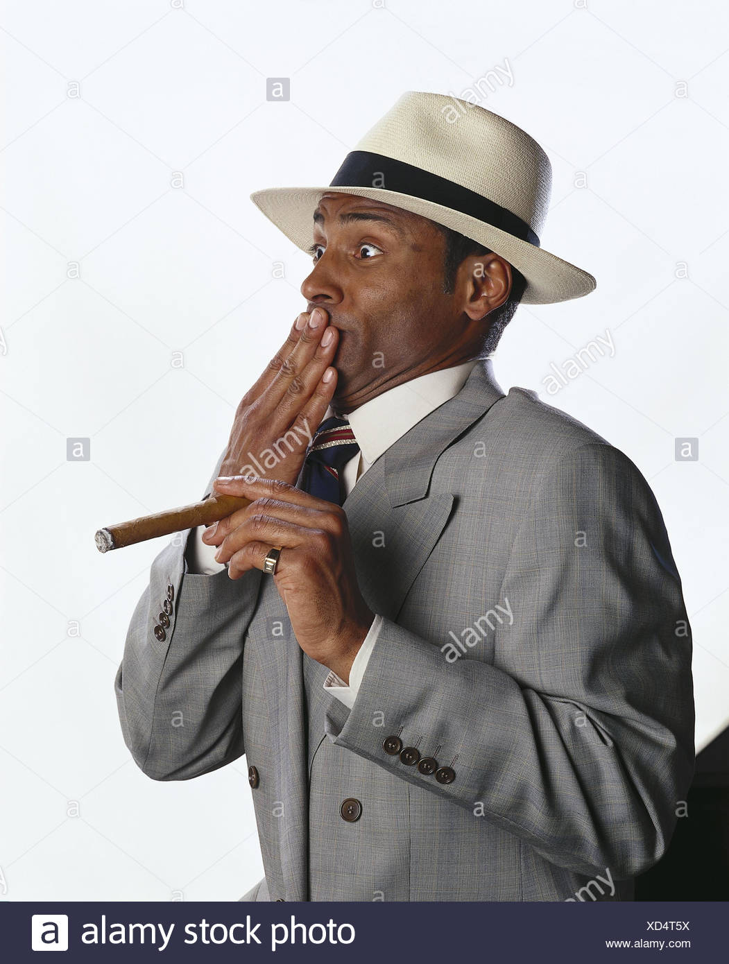 Cigar In Mouth High Resolution Stock Photography and Images - Alamy