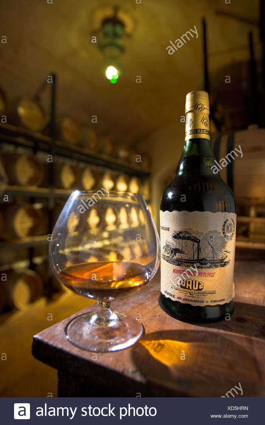 Bottles Weinbrand Brandy Cognac High Resolution Stock Photography and ...