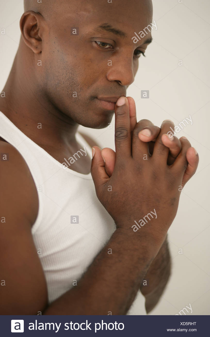 Fingers To Lips Stock Photos & Fingers To Lips Stock Images - Alamy