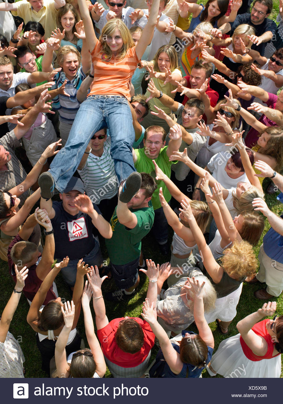 Woman Standing Over Man Lying Down High Resolution Stock Photography ...