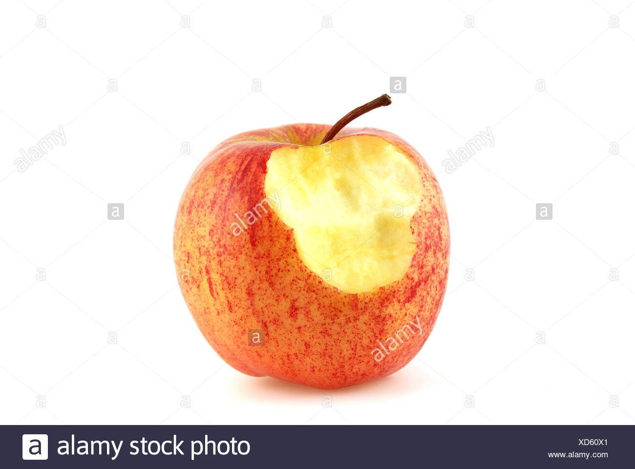 Apfel Angebissen Stock Photos & Apfel Angebissen Stock Images - Alamy