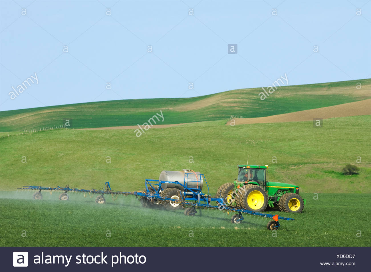 Spraying Wheat High Resolution Stock Photography and Images - Alamy