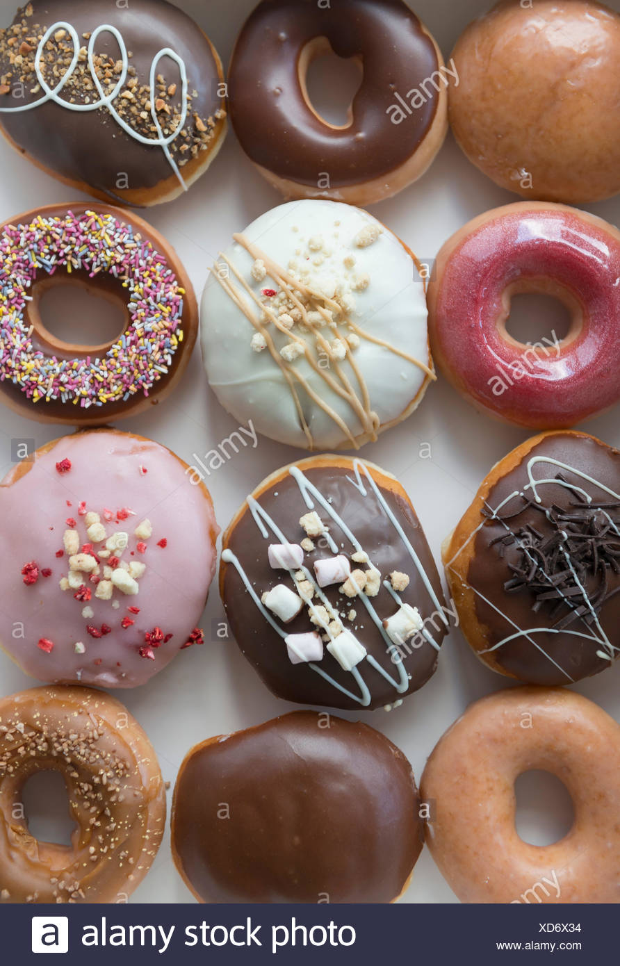 Dozen Donuts High Resolution Stock Photography and Images - Alamy