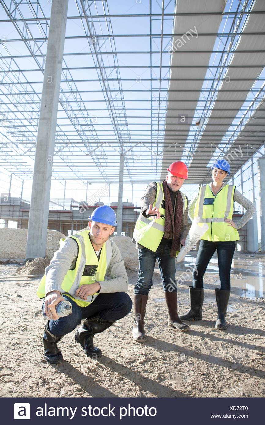 Construction Site Marking Stock Photos & Construction Site Marking ...