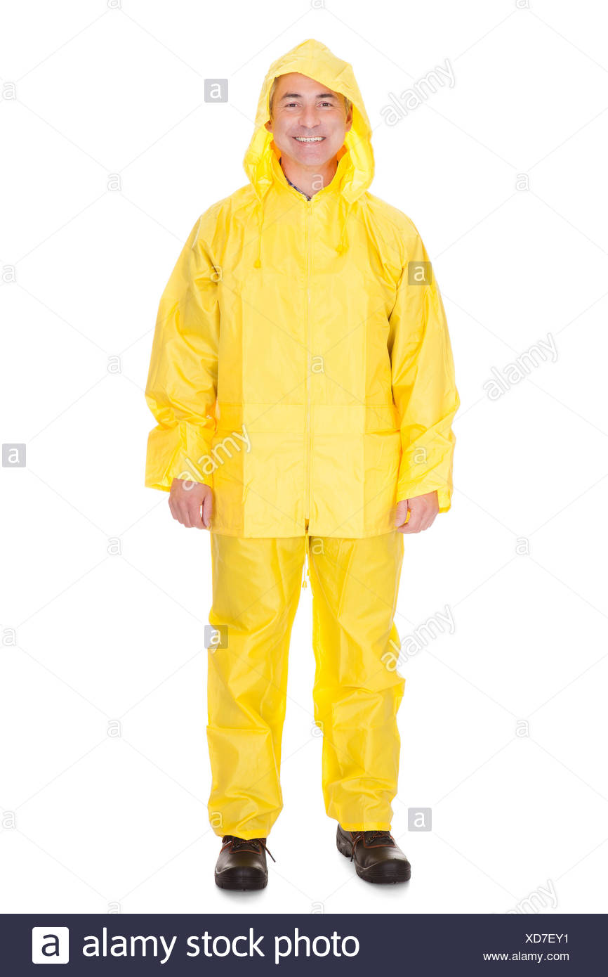 Man Wearing Raincoat High Resolution Stock Photography and Images - Alamy