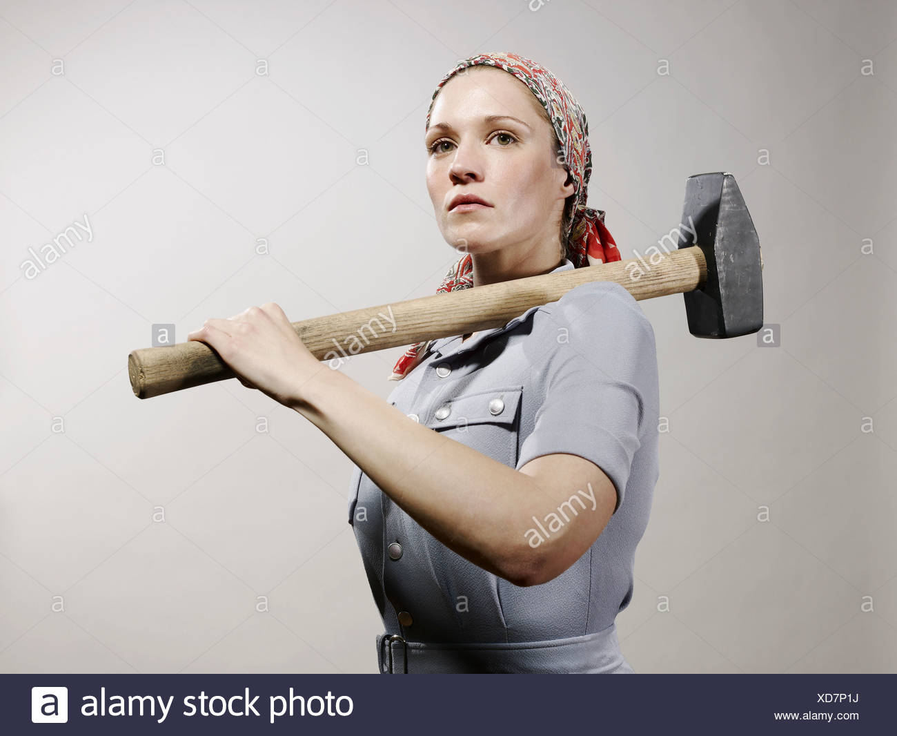 Women Sledgehammer High Resolution Stock Photography and Images - Alamy