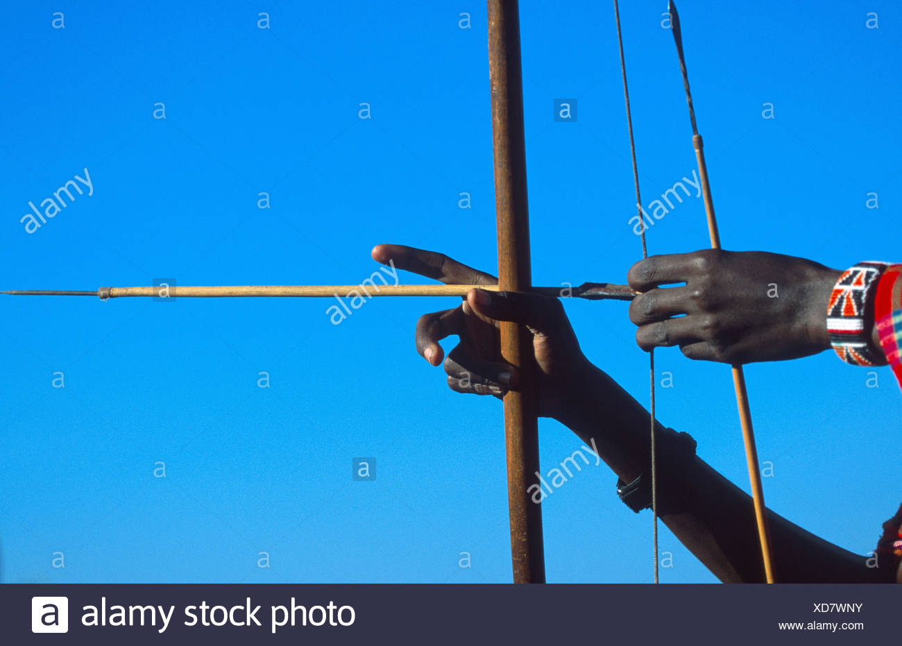 Masai Bow Arrow Kenya Masai High Resolution Stock Photography and ...