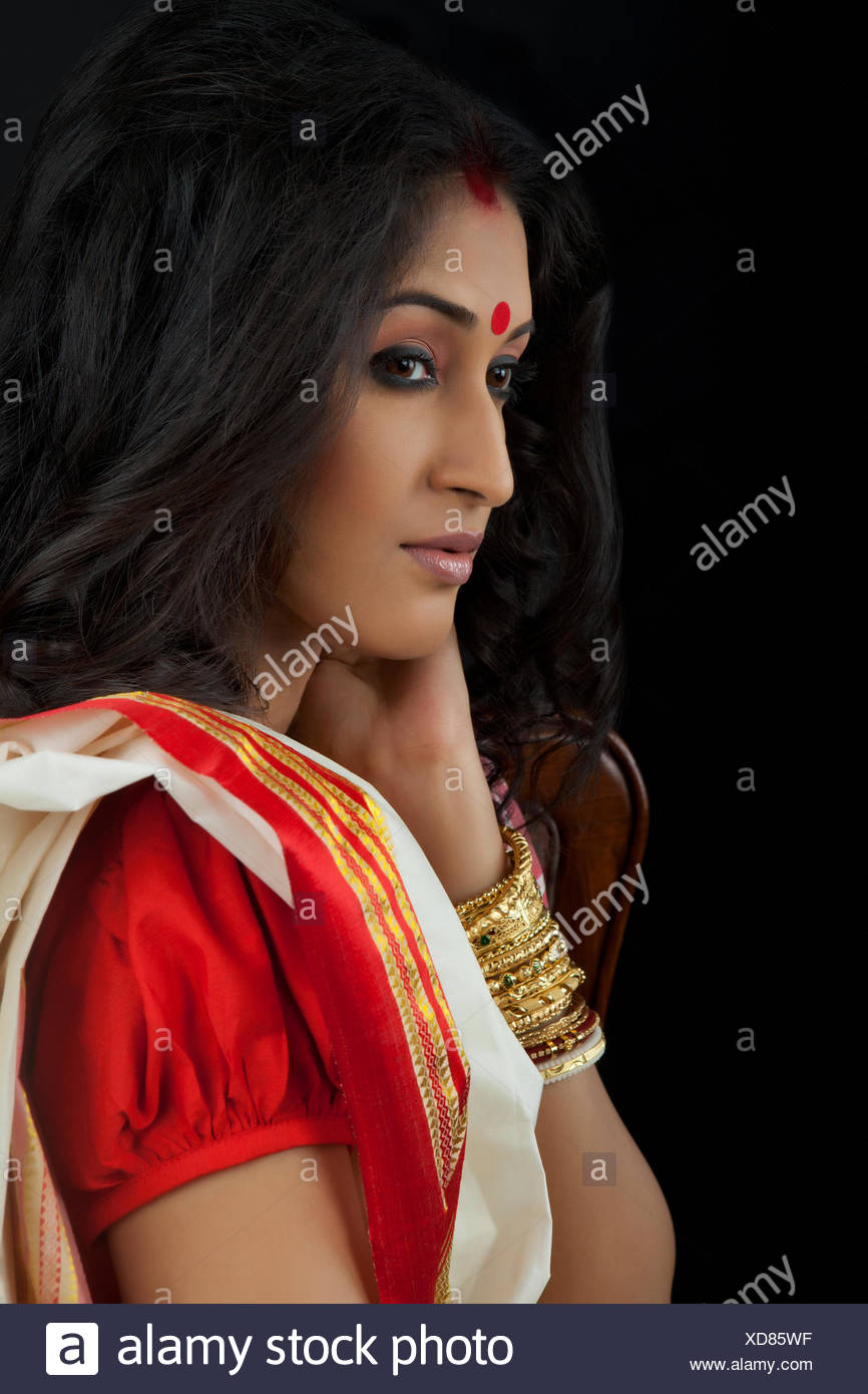 Indian Woman, Profile, Sari High Resolution Stock Photography and ...
