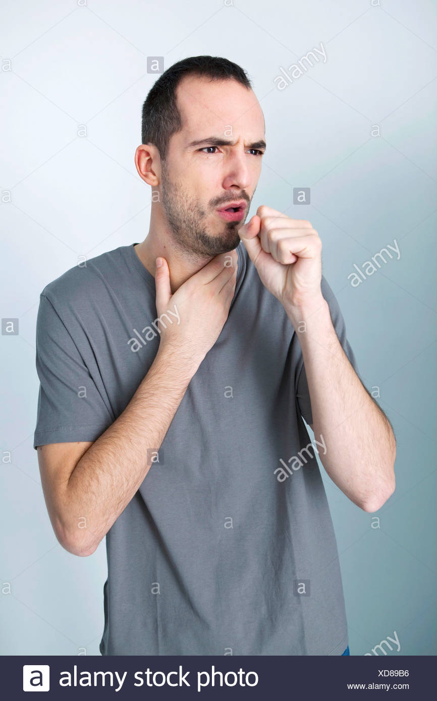 Old Man Coughing Stock Photos & Old Man Coughing Stock Images - Alamy