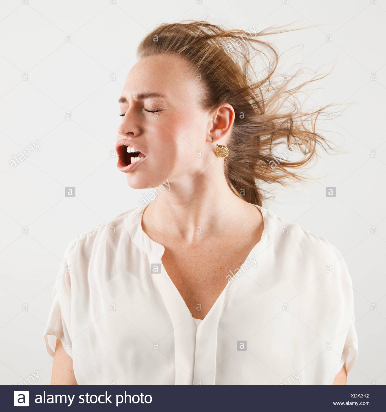 Windblown Mouth High Resolution Stock Photography and Images - Alamy
