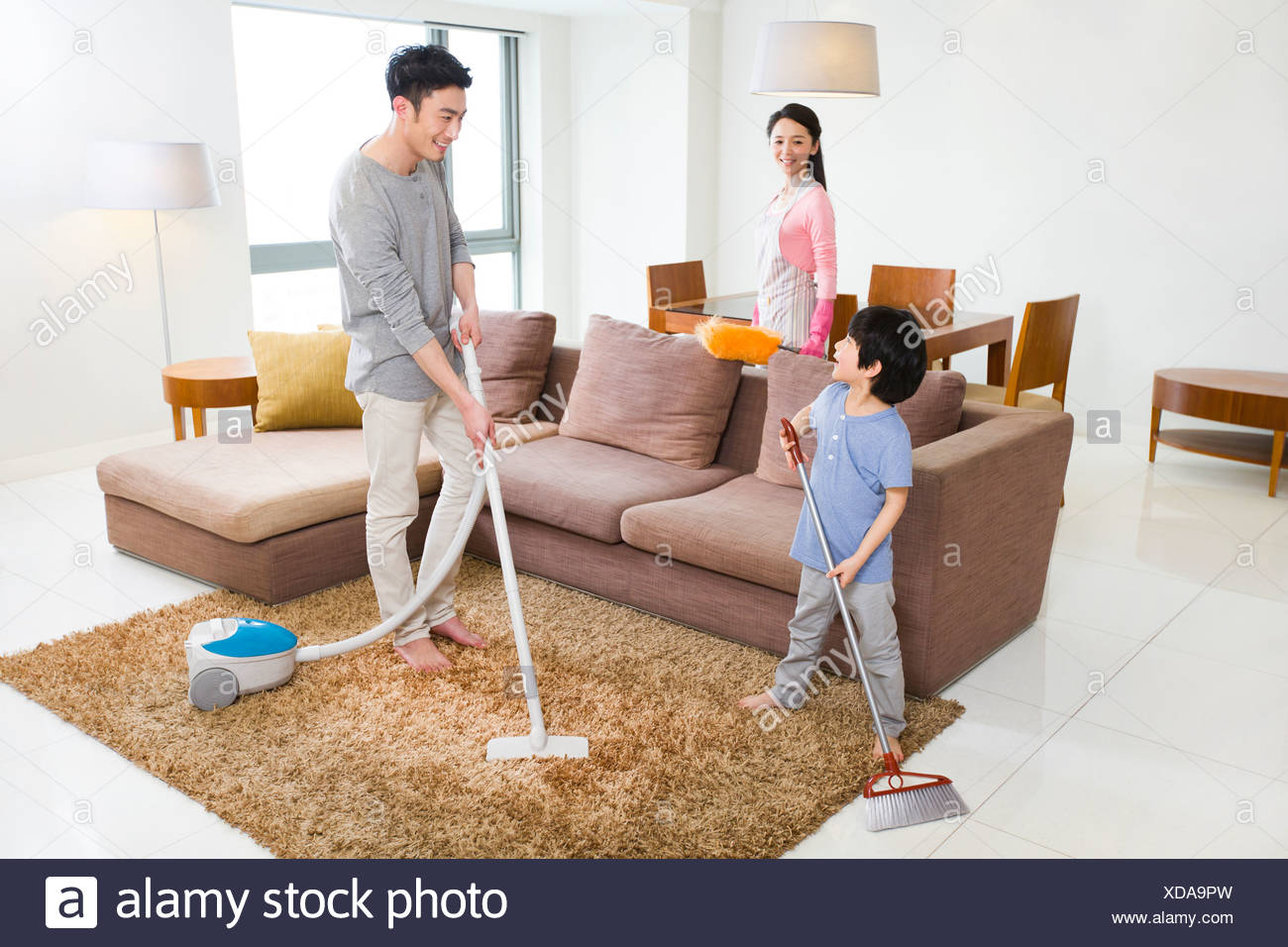 Asian Family Chores High Resolution Stock Photography and Images - Alamy