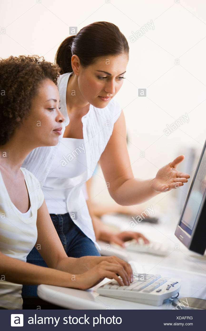 Two Women Employees High Resolution Stock Photography and Images - Alamy