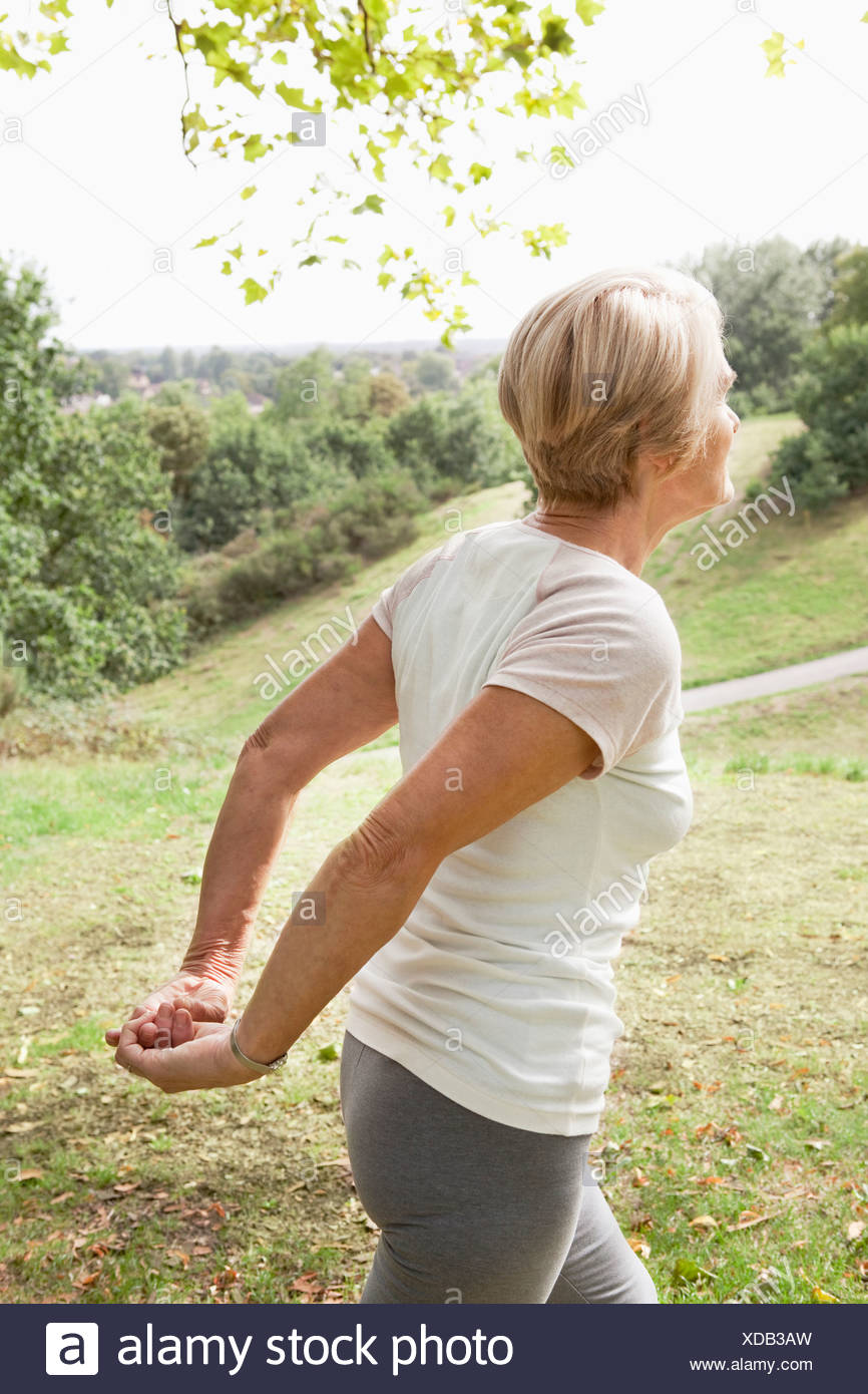 Arms Behind Back Woman High Resolution Stock Photography and Images - Alamy
