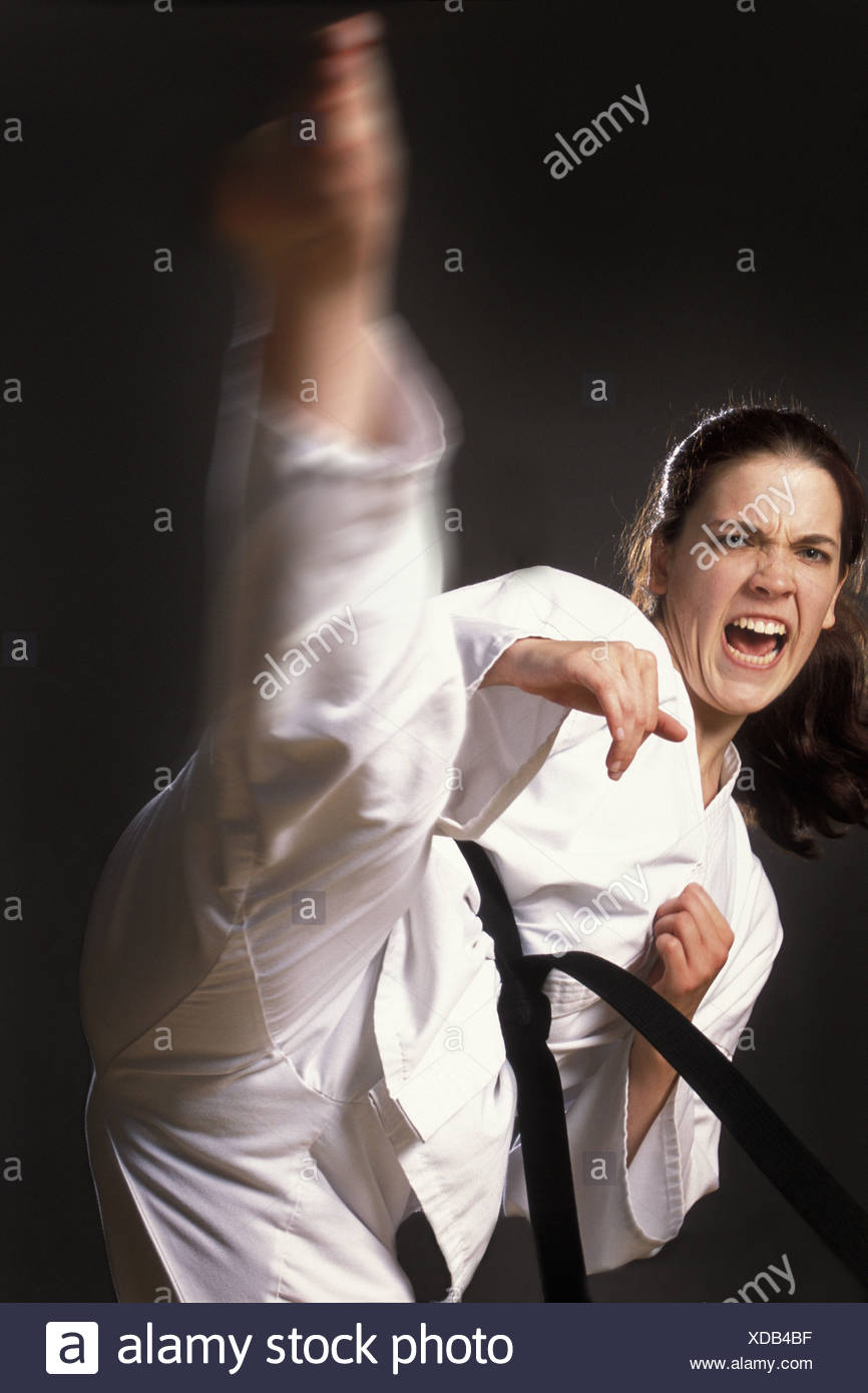 Karate Kick High Resolution Stock Photography and Images - Alamy