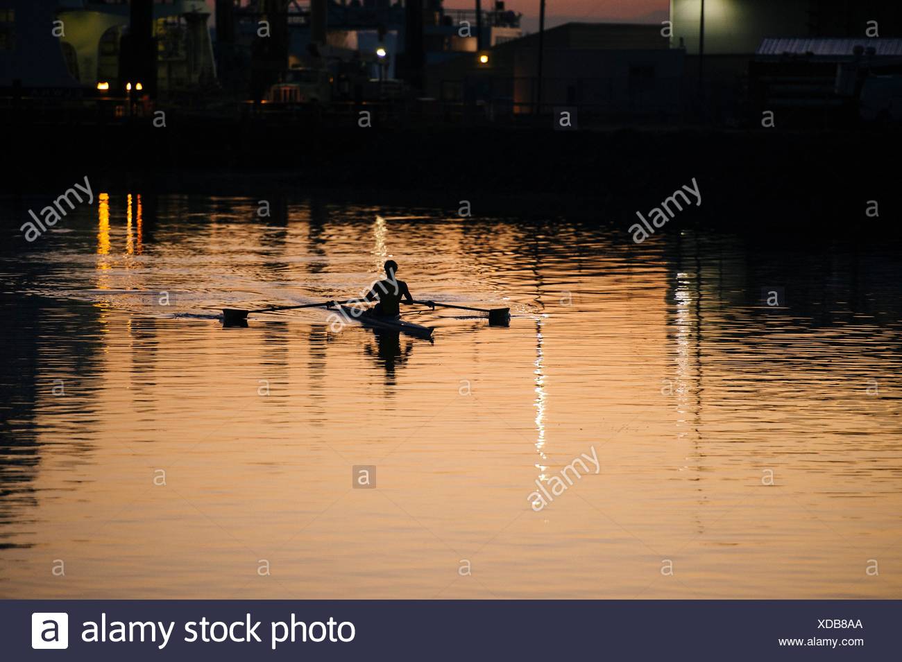 Reflection Of Rowing Boat High Resolution Stock Photography and Images ...