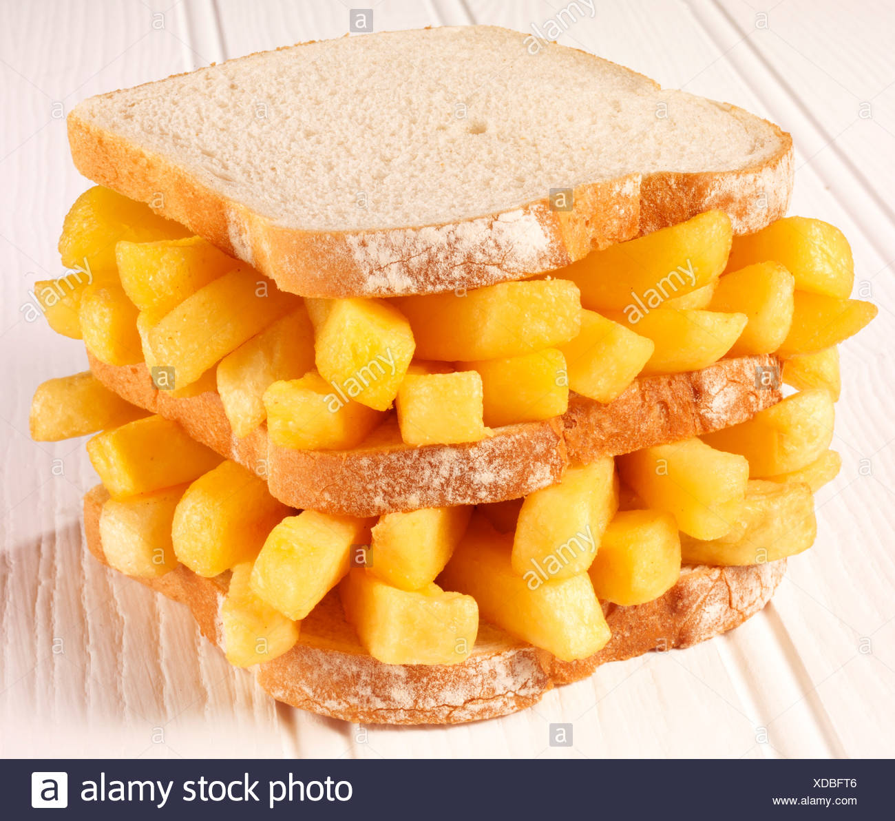 Hot Chip Sandwich High Resolution Stock Photography and Images - Alamy