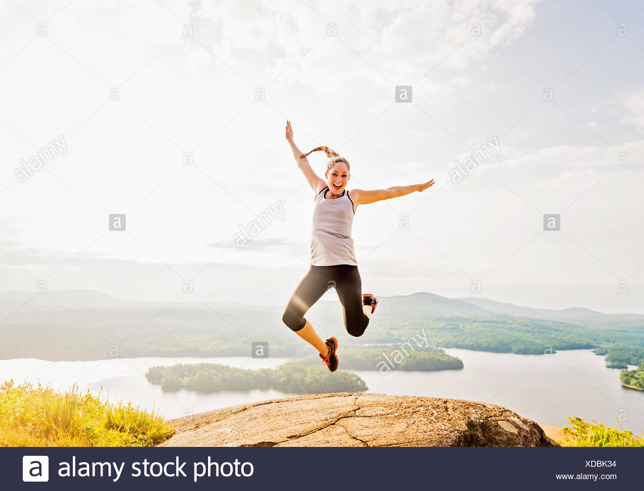 Jumping Into Lake High Resolution Stock Photography and Images - Alamy