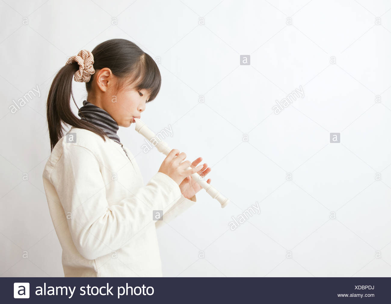 Girl Playing Recorder High Resolution Stock Photography and Images - Alamy