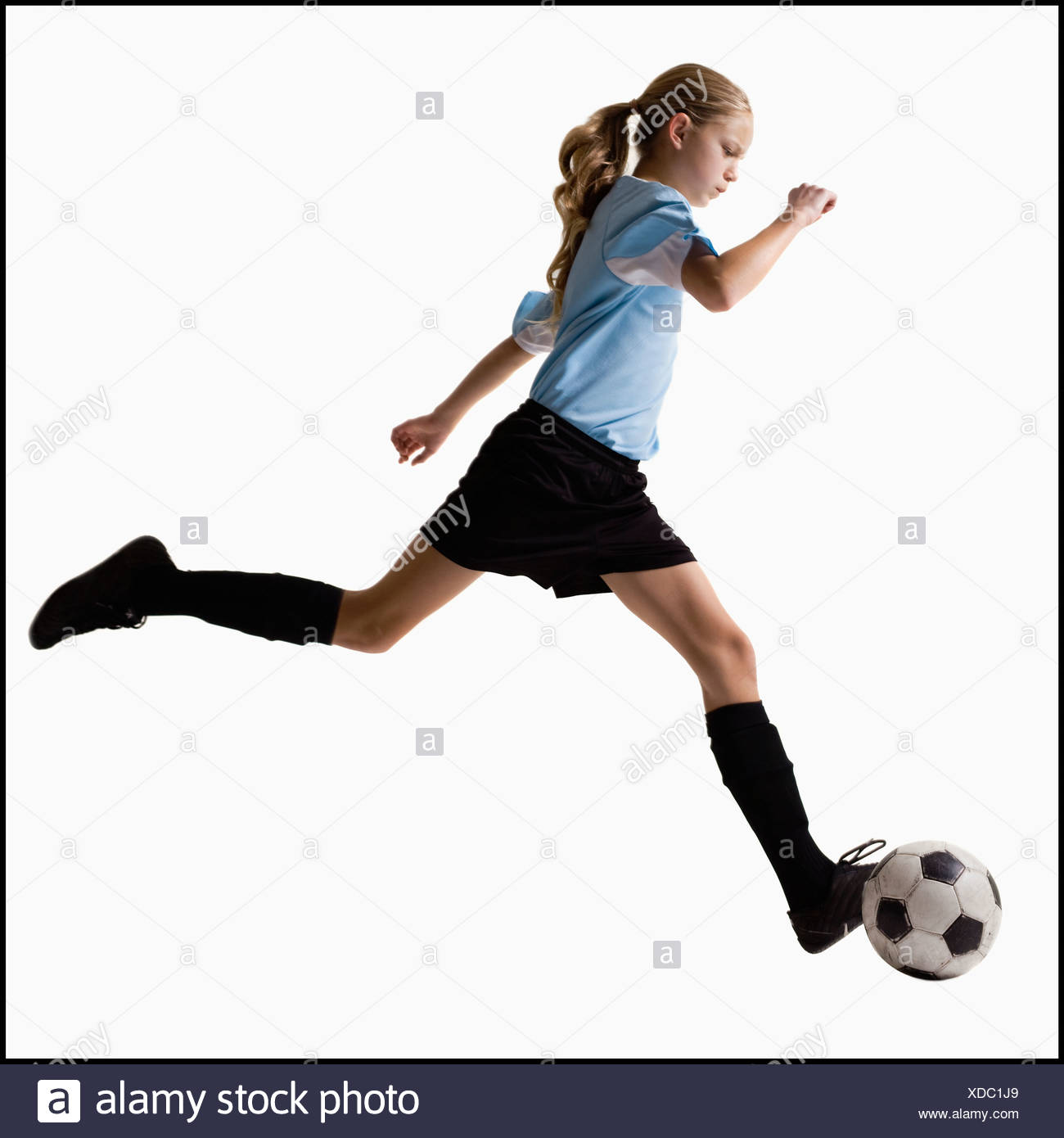 Full Length Penalty Football High Resolution Stock Photography and ...