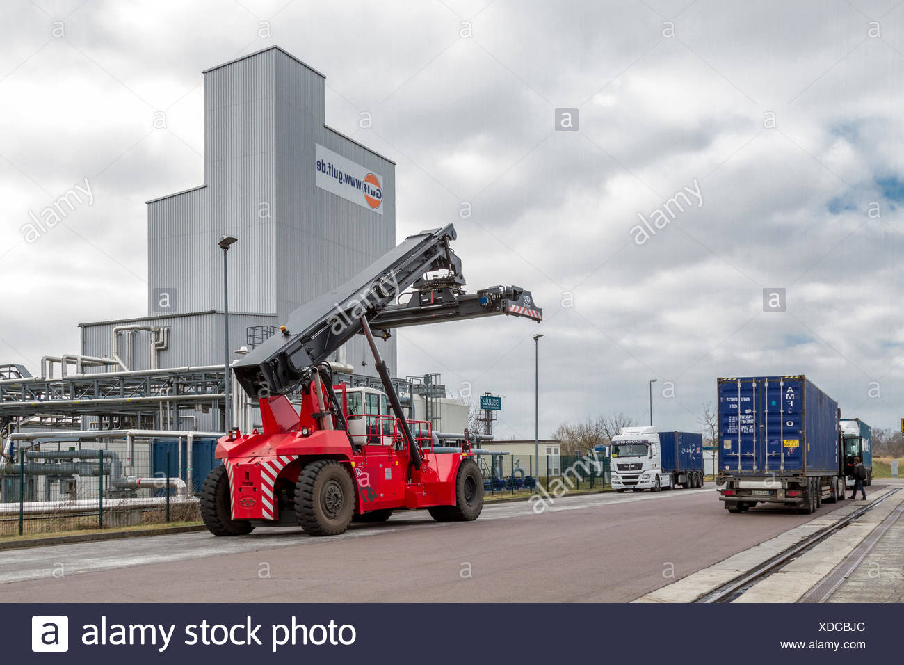 Trimodal Container Terminal High Resolution Stock Photography and ...