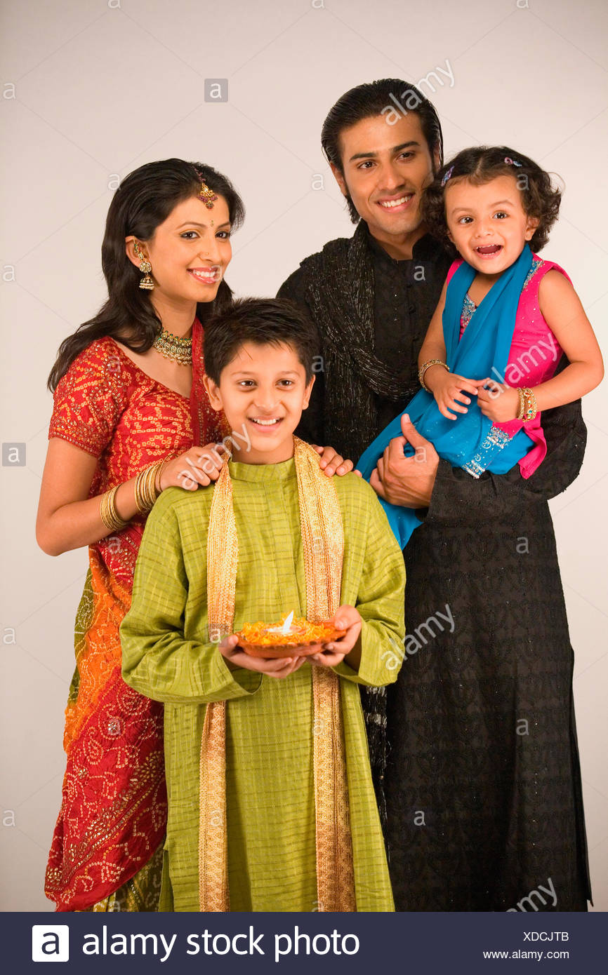 India Nuclear Family High Resolution Stock Photography and Images - Alamy