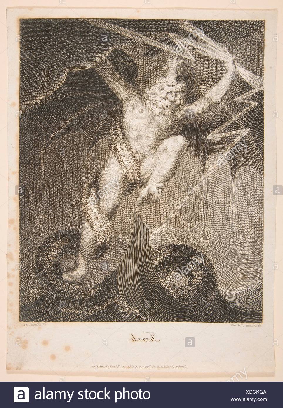 Tornado Zeus Battling Typhon High Resolution Stock Photography and ...