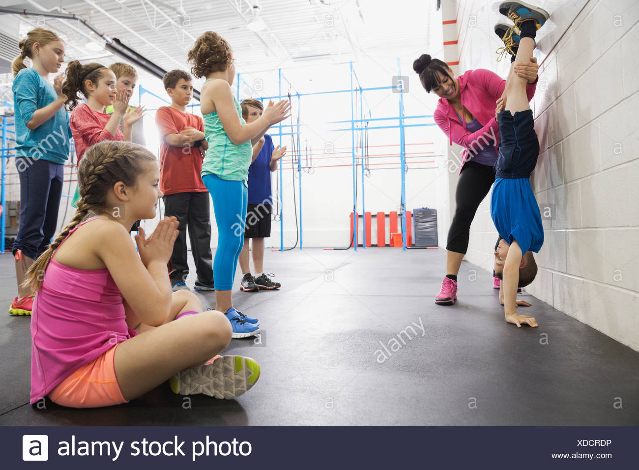 Handstand Child Stock Photos & Handstand Child Stock Images - Alamy