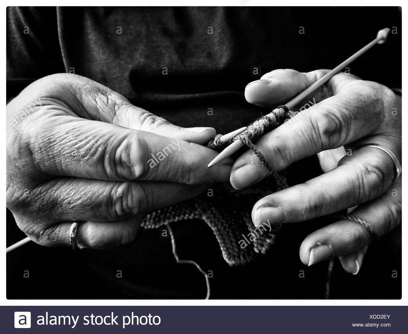 Knitting Black and White Stock Photos & Images - Alamy