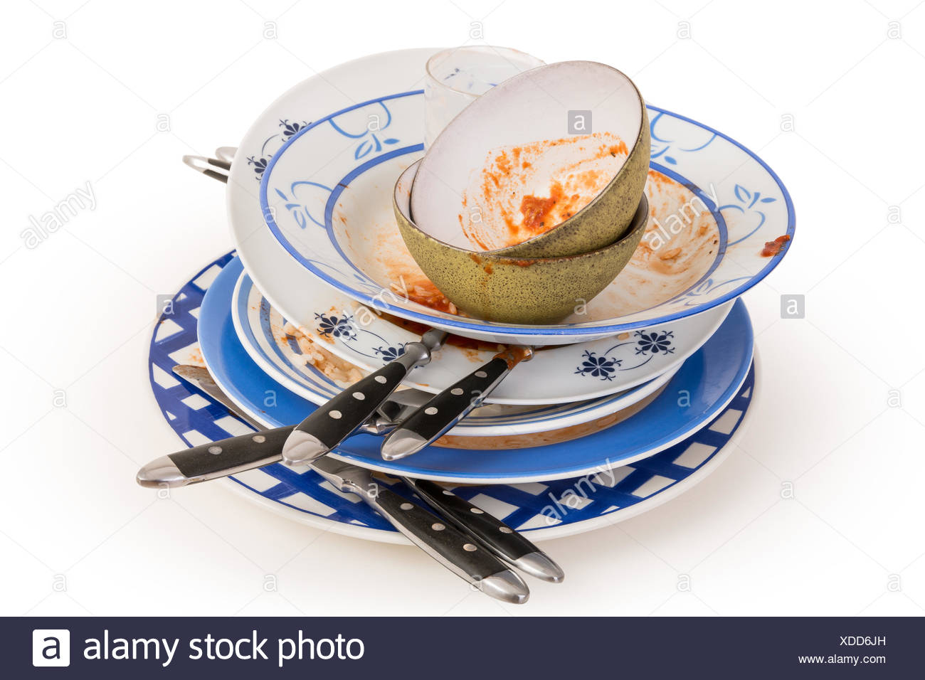Dirty Dishes Pile High Resolution Stock Photography and Images - Alamy