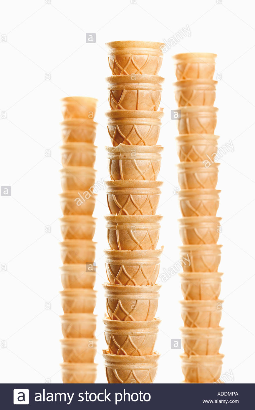 Stacked Ice Cream Cone High Resolution Stock Photography and Images - Alamy