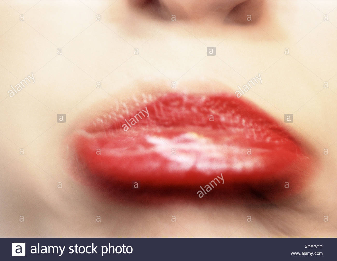 Close Up Mouth Pout Adult Stock Photos & Close Up Mouth Pout Adult ...