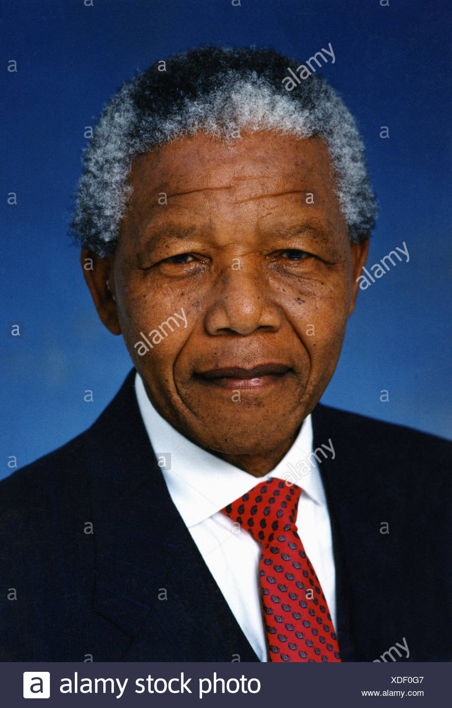 Nelson Mandela South African President High Resolution Stock ...