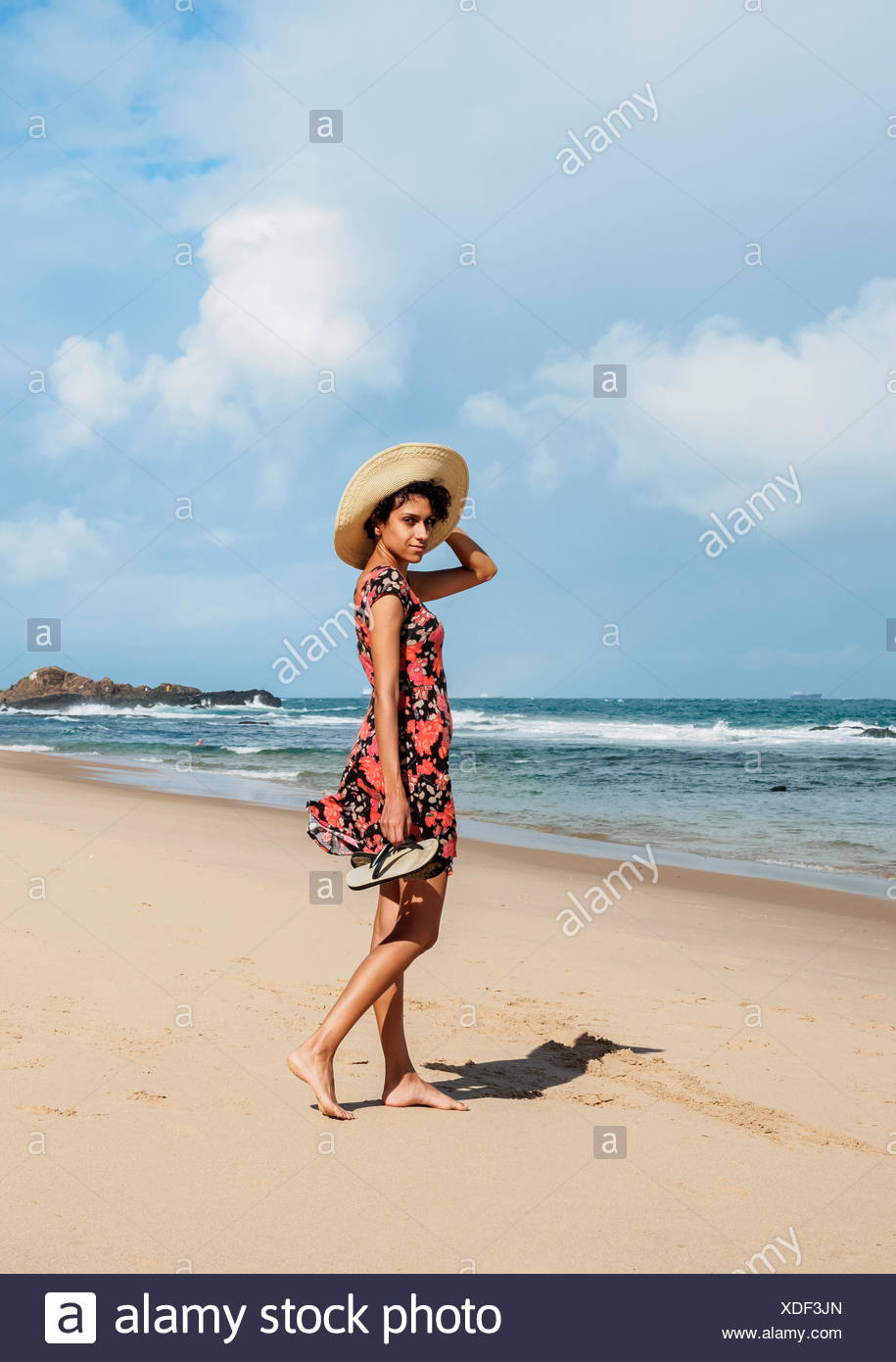 Model Walking Beach High Resolution Stock Photography and Images - Alamy