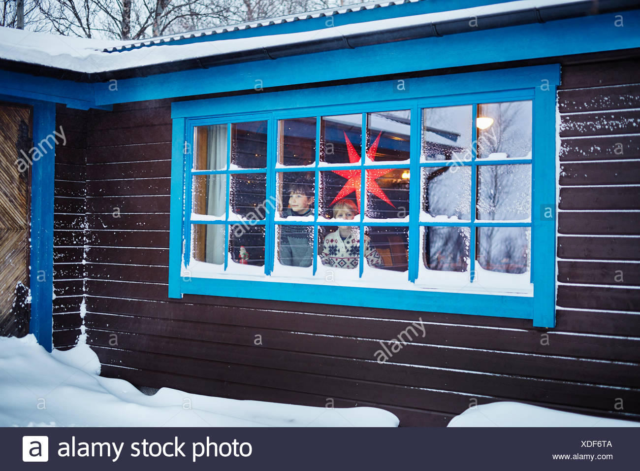 Looking Through Window Winter High Resolution Stock Photography and ...