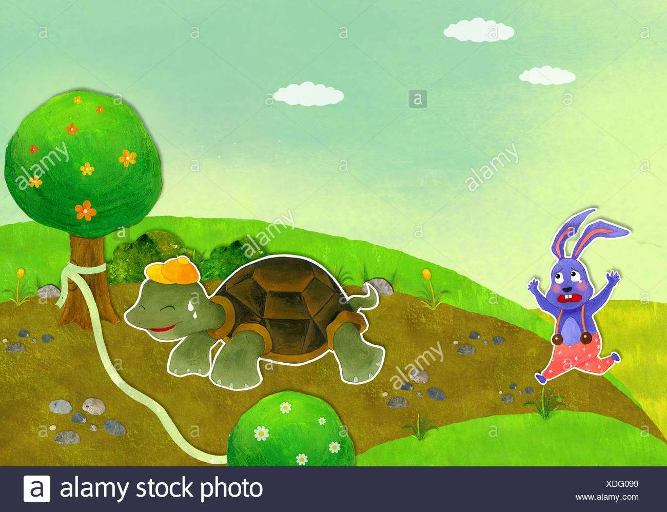 Rabbit And Turtle Race High Resolution Stock Photography and Images - Alamy