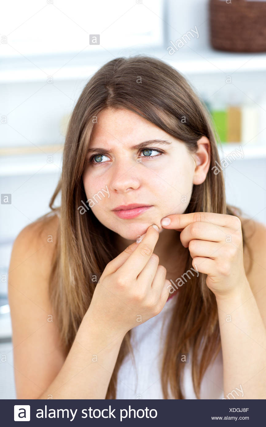 Skin Irritation Face High Resolution Stock Photography and Images - Alamy