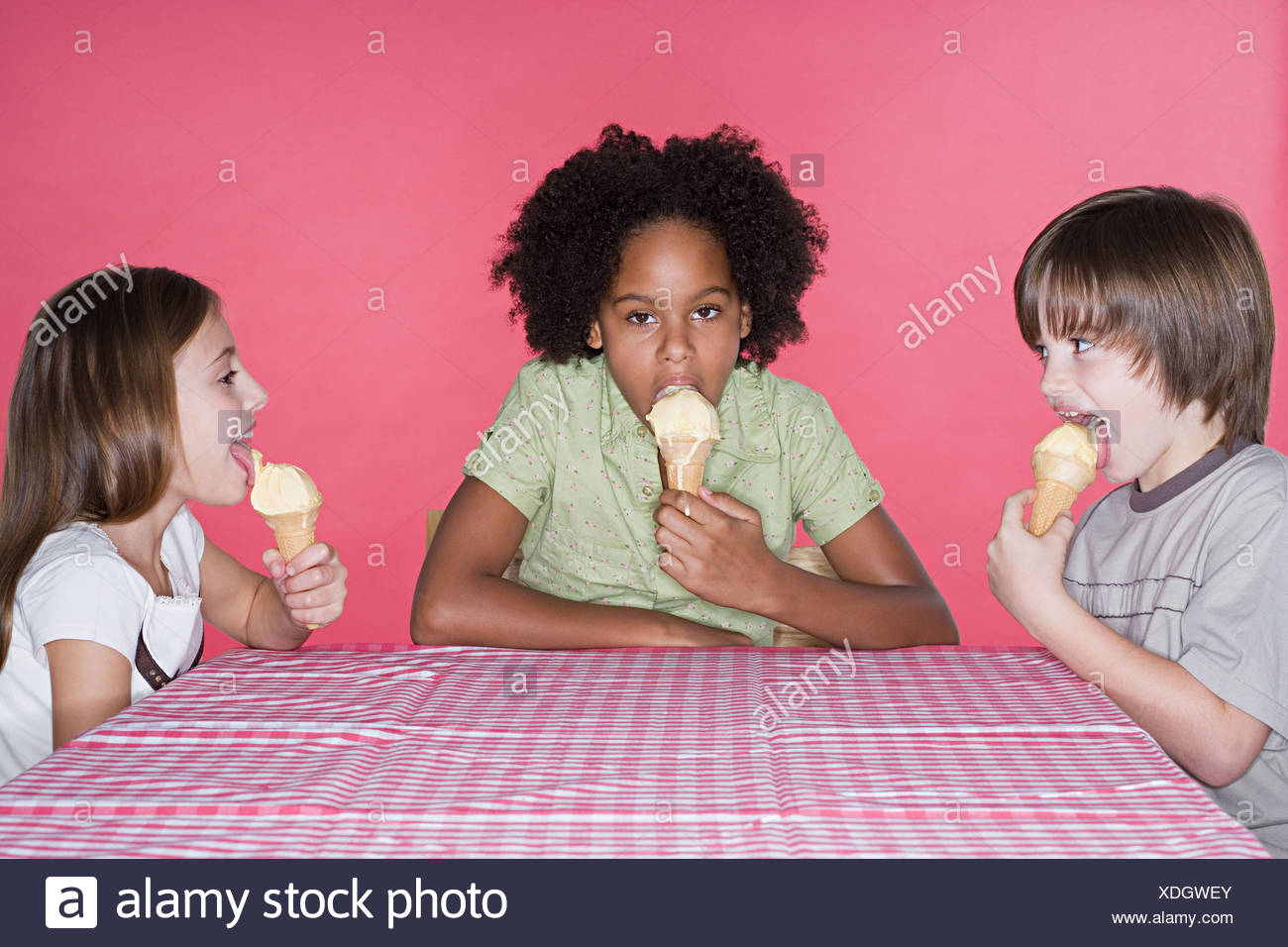 Tween Eating Ice Cream Stock Photos & Tween Eating Ice Cream Stock ...